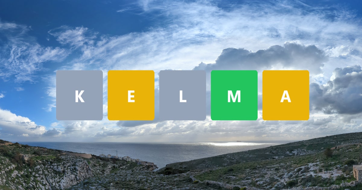 kelma.mt - Logħba tal-kliem bil-Malti!